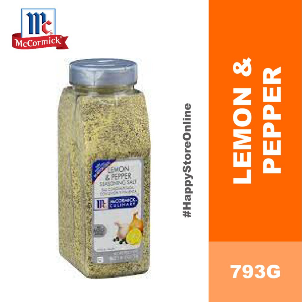 McCormick LEMON & PEPPER SEASONING SALT 793g/BTL | Shopee Malaysia