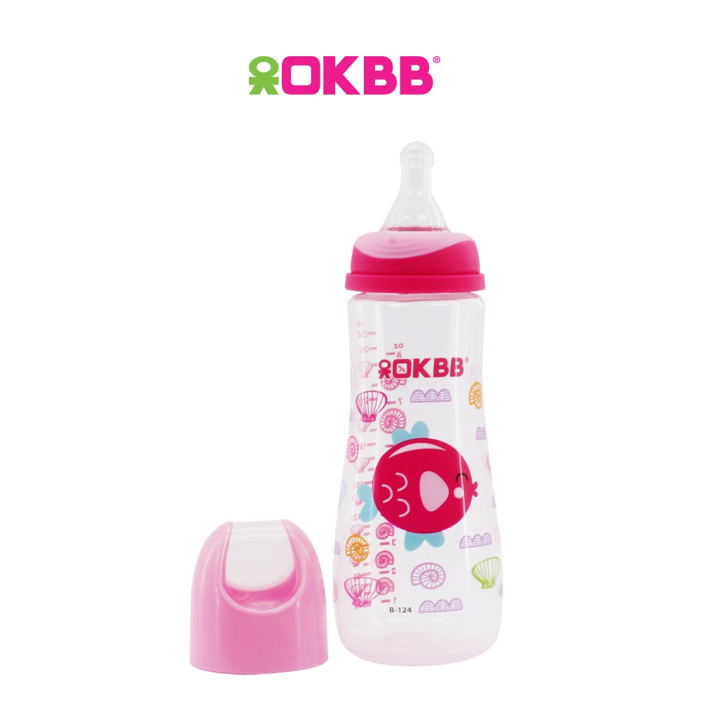 OKBB BPA Free Baby Feeding Milk Bottle with Standard Neck Teat Feeding ...