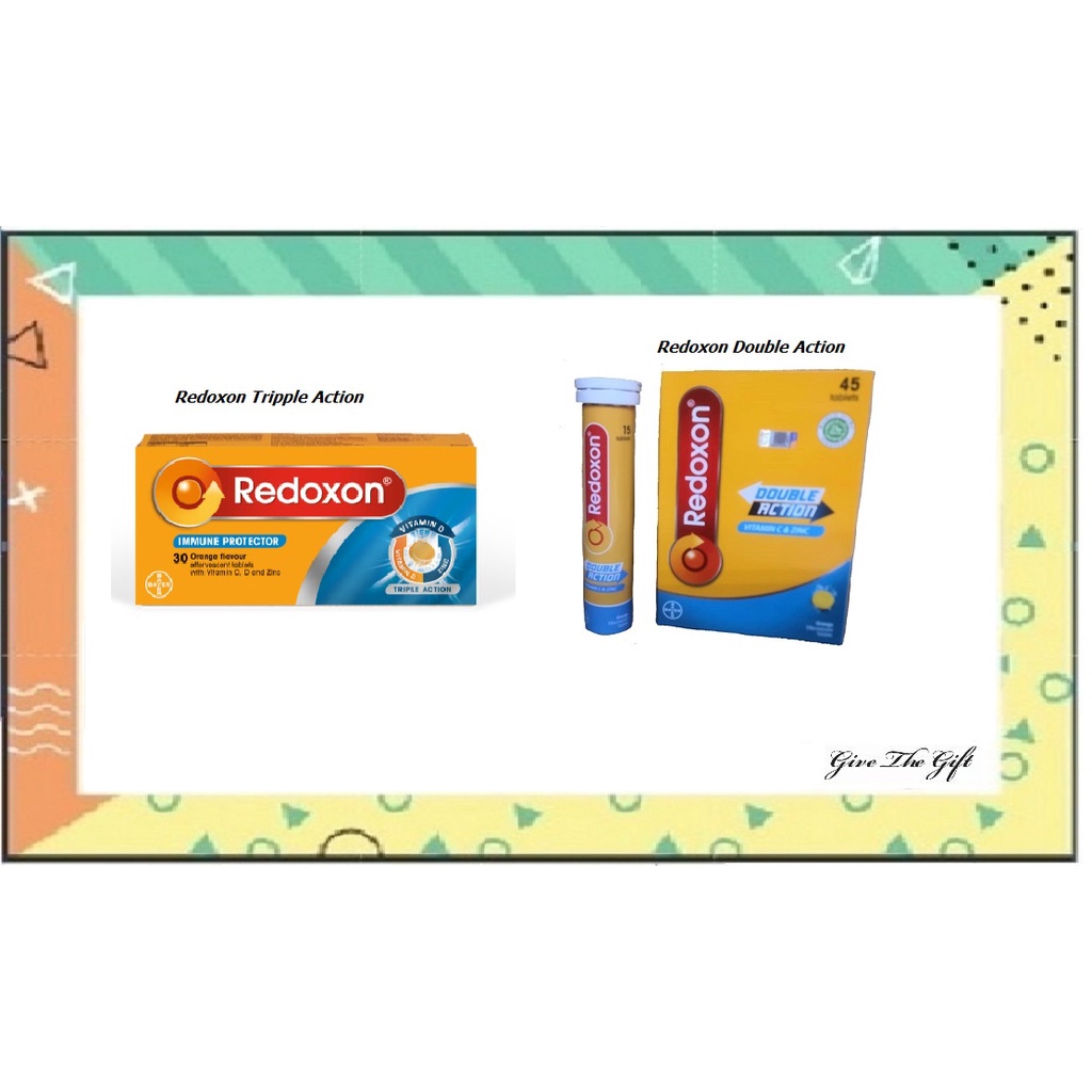 Redoxon Triple Action Effervescent Vitamin C, Vitamin D Plus Zinc ...