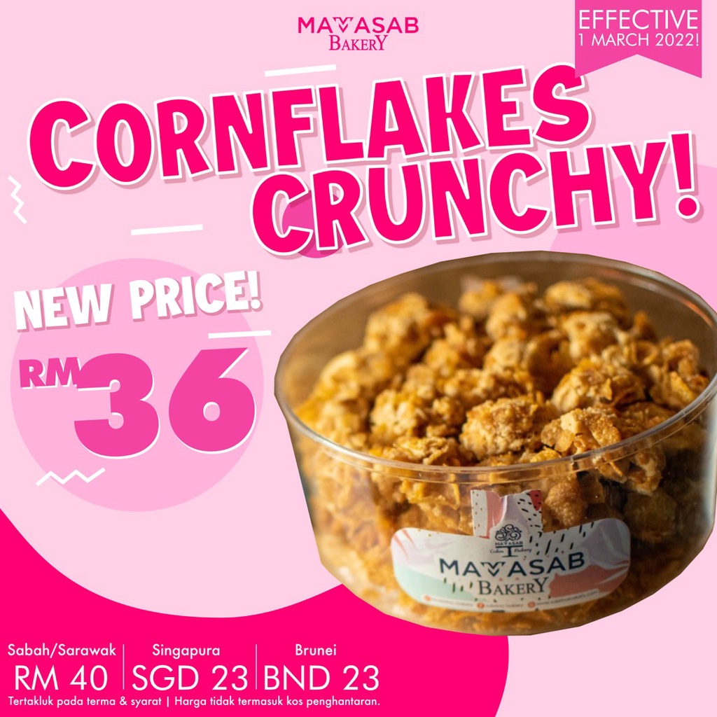 CORNFLAKES CRUNCHY COOKIES MAMASAB | Shopee Malaysia