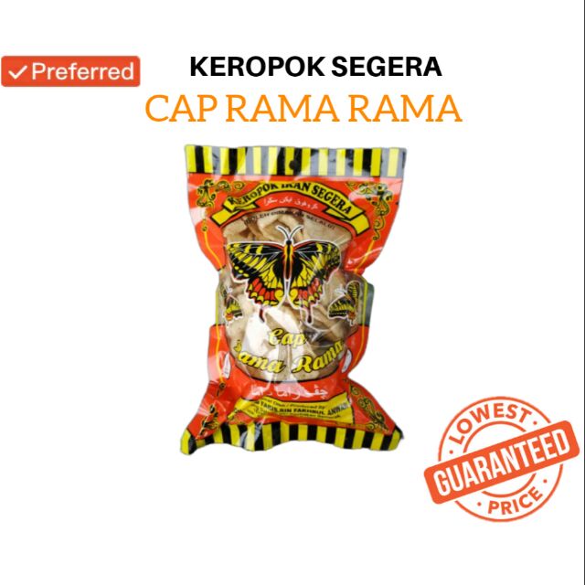 🔥PILIHAN RAMAI🔥KEROPOK SEGERA CAP RAMA RAMA (DIRECT KILANG) | Shopee ...
