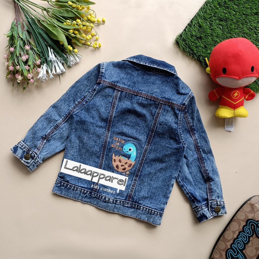 Din0saurus Character Children's JEANS Jacket 1-6 Years/UNISEX Children ...