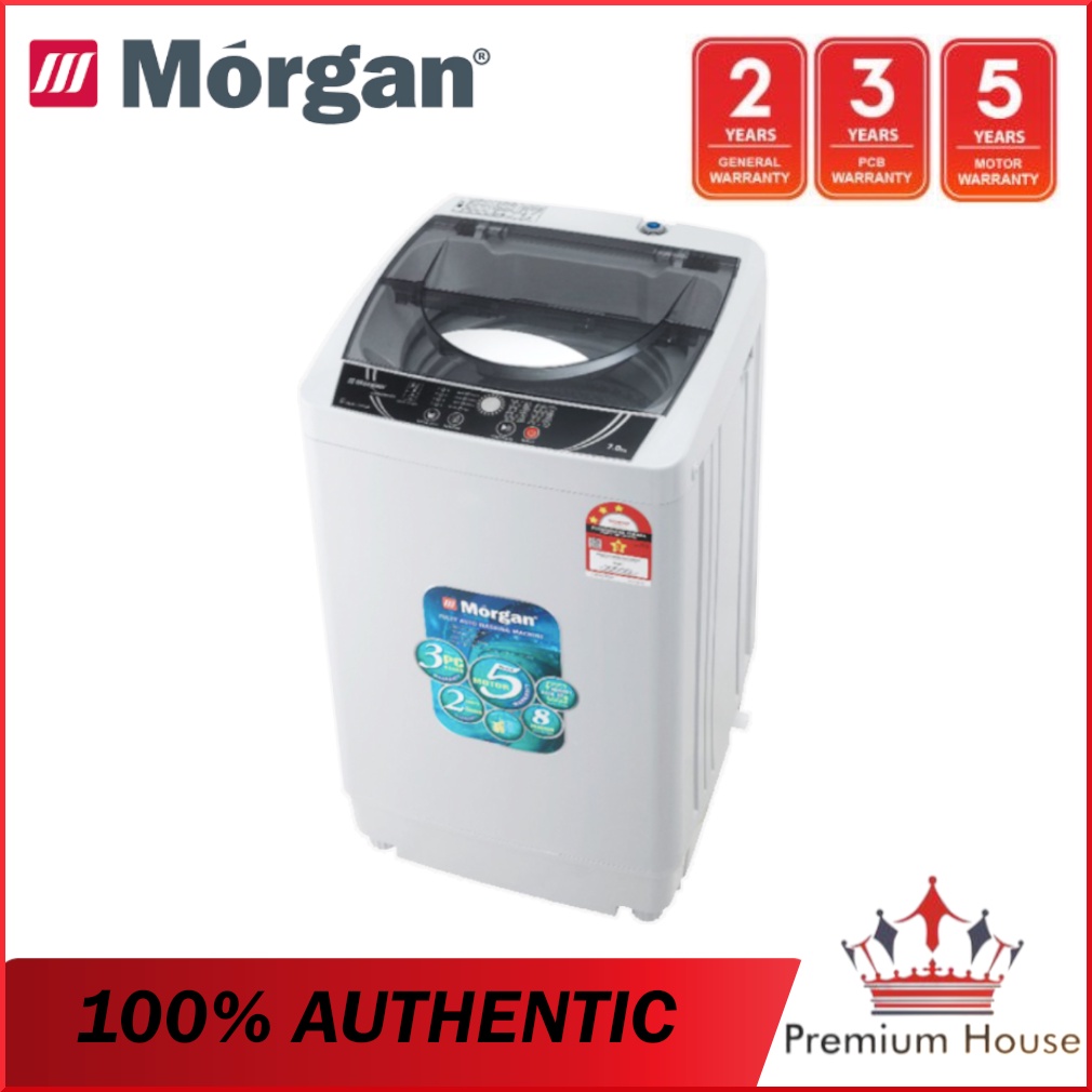 MORGAN MWM-7 ZIRON FULLY AUTO WASHING MACHINE 7KG | Shopee Malaysia