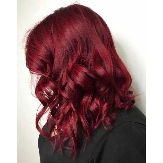 【Ready Stock】7/45 Bright Red Professional Salon Hair Color Dye Cream ...