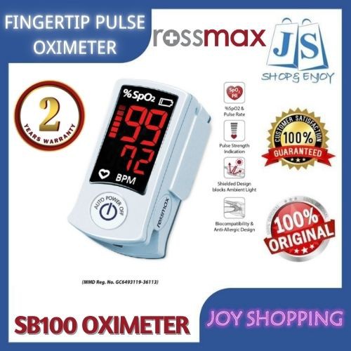 ROSSMAX FINGERTIP PULSE OXIMETER SB100 (2 YEARS WARRANTY) | Shopee Malaysia
