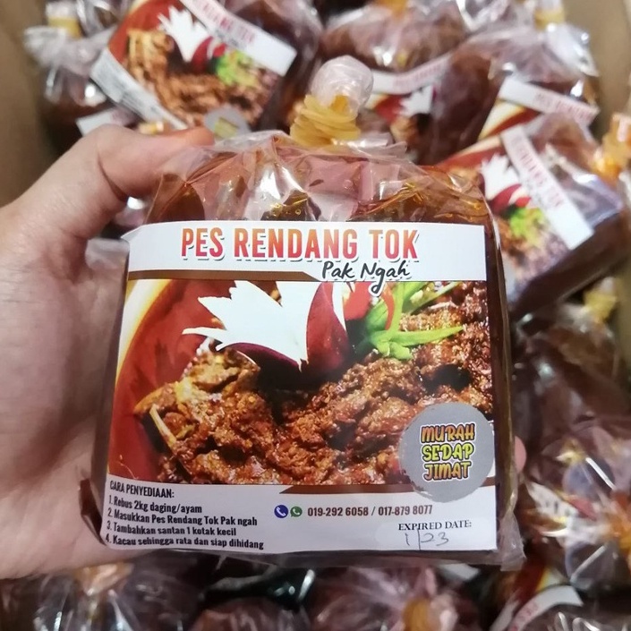 [PACKAGING BARU] PES PERENCAH SEGERA RENDANG TOK / RENDANG NEGERI ...