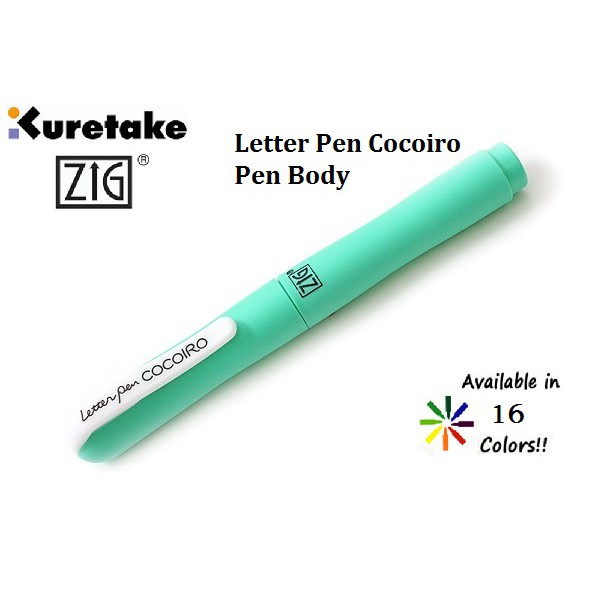 Kuretake Zig Letter Pen Cocoiro Pen Body (16 Colors Available) | Shopee Malaysia