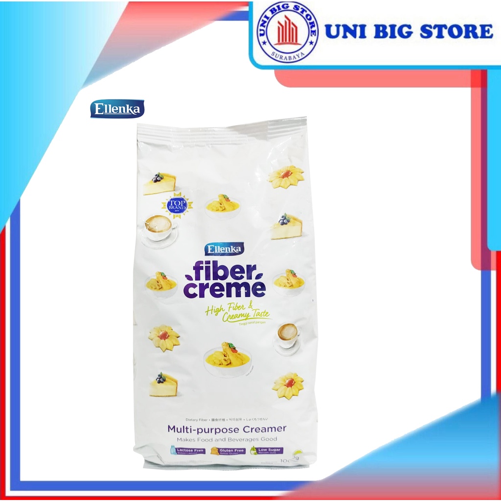 Ellenka Fiber Creme Multi PURPOSE Creamer Pouch 1000 gr / 1 kg Coconut ...