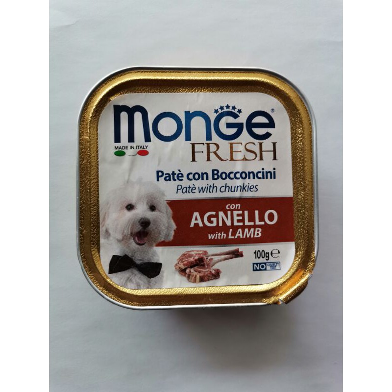 Monge fresh dog food 100g | Shopee Malaysia