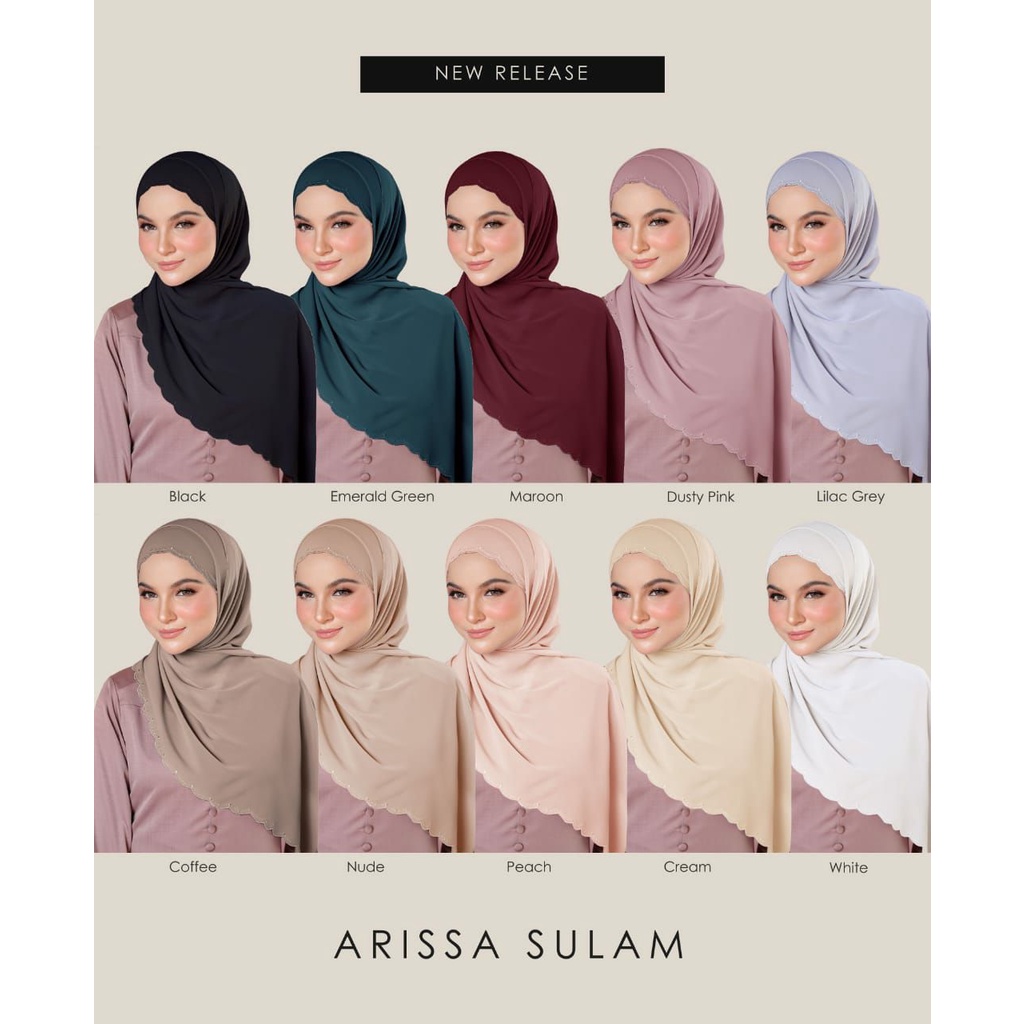 TUDUNG RUFFLE SULAM Shawl Sophia & Arissa | Shopee Malaysia