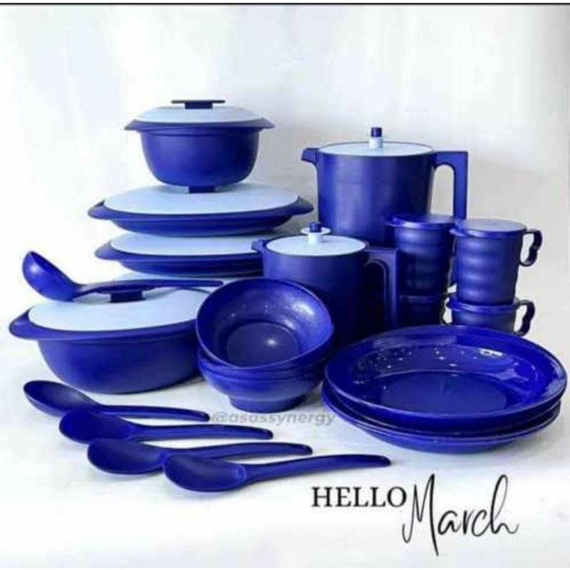 Royale blue full set servig | Shopee Malaysia