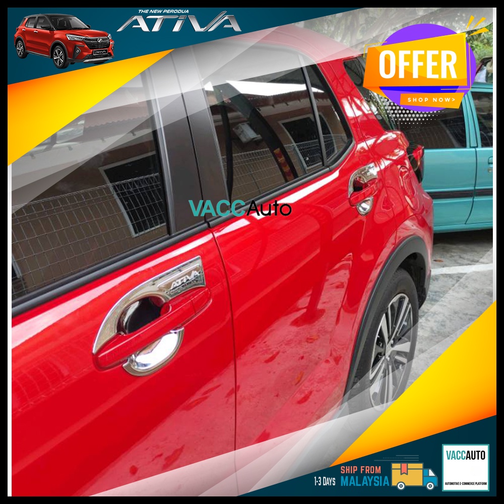 Perodua Ativa 2021 - 2025 Outer Handle Bowl Chrome or Carbon Fiber ...