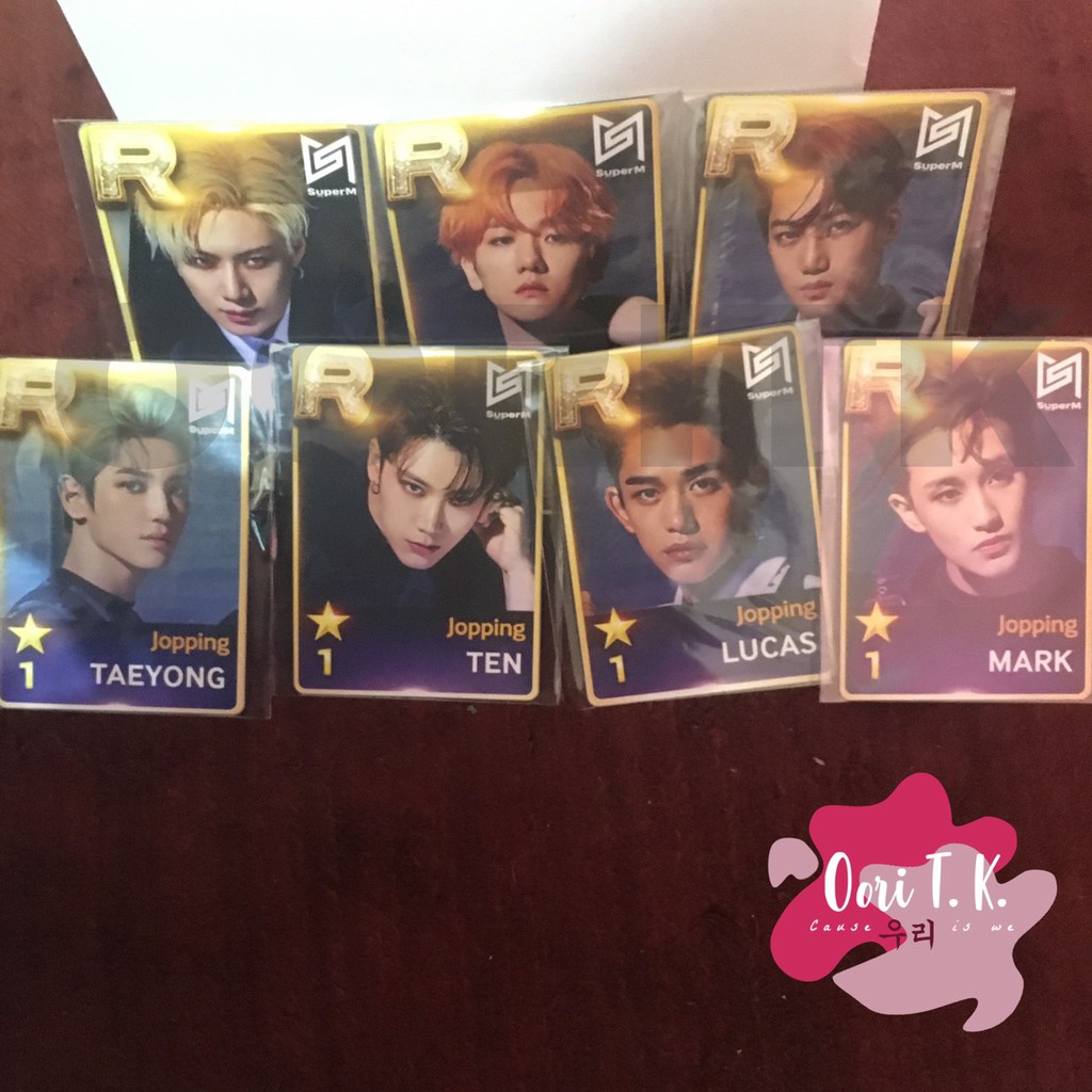 (GROUP Pt. 1) R CARDS SUPERSTAR SMTOWN, JYP NATION, STARSHIP, PLEDIS ...