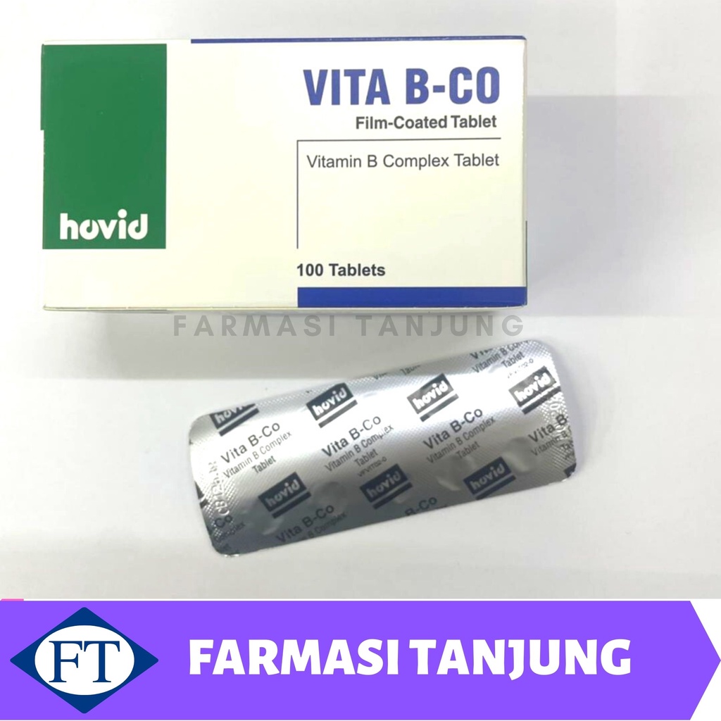 HOVID Vita B-CO Vitamin B-Complex 1/3/5 PCS ( 1 strip 10 tabs ) EXP 30 ...