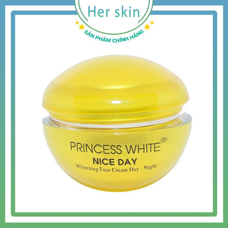 Niceday PRINCESS WHITE Facial Cream, a cream that helps whiten the skin ...