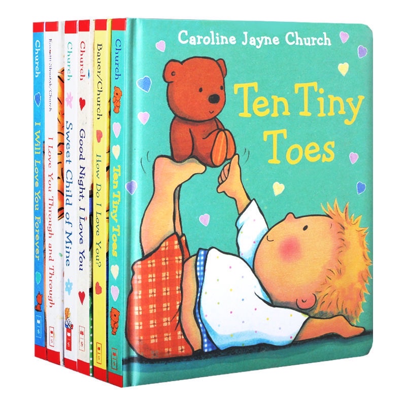 （6books）Caroline Jayne Church Good night story cardboard book | Shopee ...