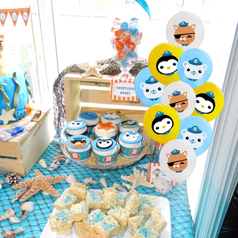 Octonauts Kids Birthday Party Supplies Decor Balloon Cup Plate Banner ...