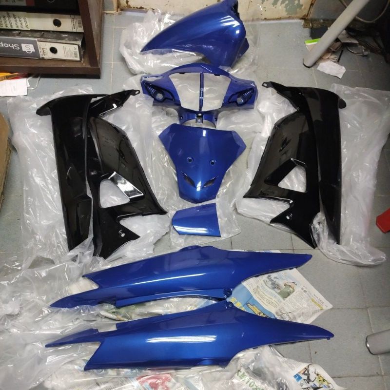 Coverset Cover Set (HLD) Honda Wave100r Wave 100r W100r (No Disc) (Disc ...