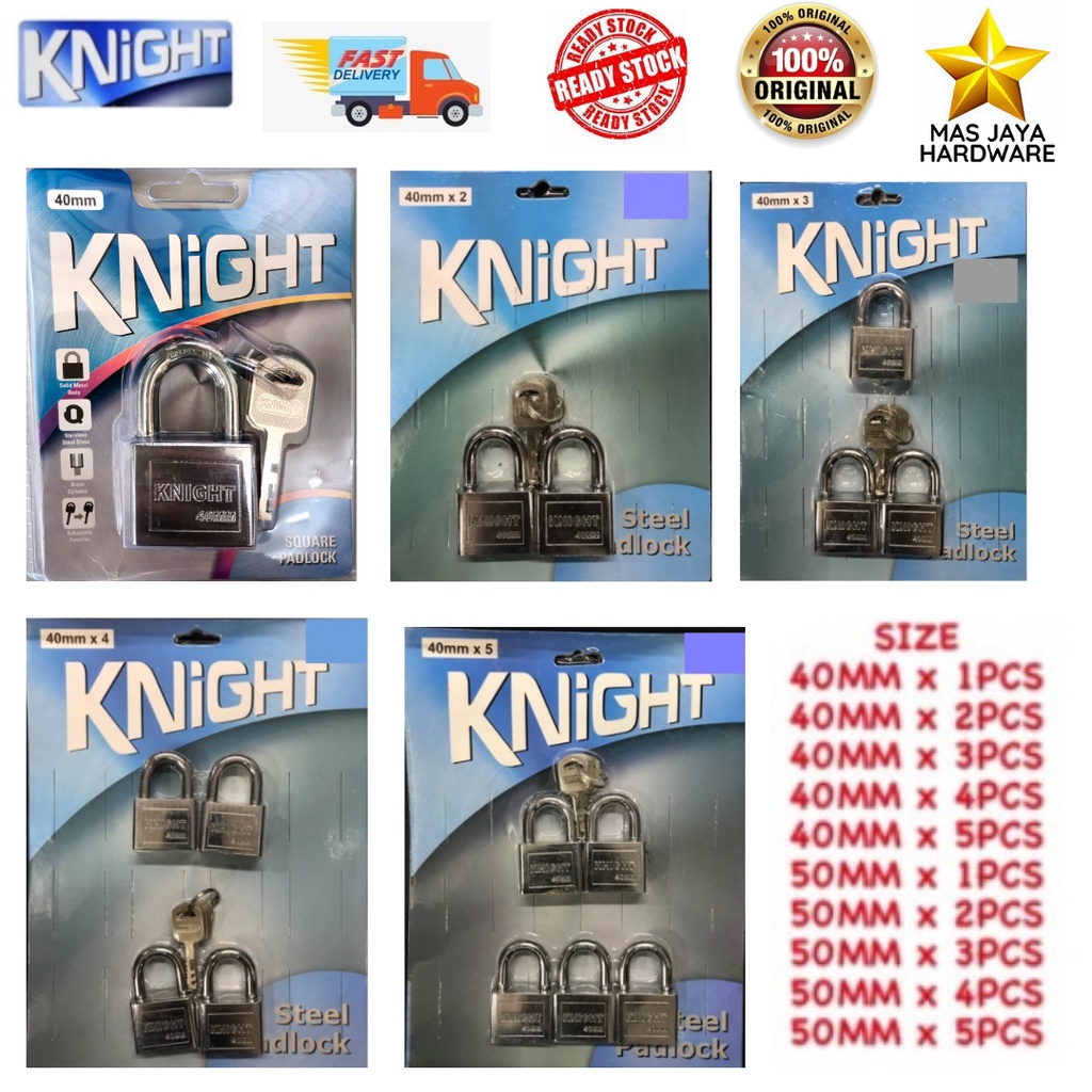 [100% ORIGINAL] KNIGHT HEAVY DUTY HARDENED STEEL KEY A-LIKE ANTI CUT ...