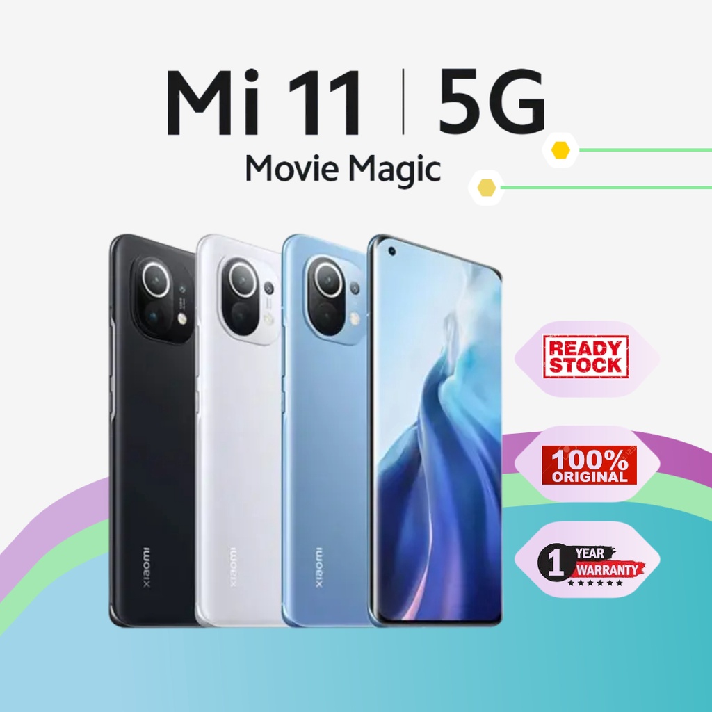 MI 11 5G | XIAOMI 11 5G | (8GB+128GB) | XIAOMI MALAYSIA WARRANTY | Shopee Malaysia