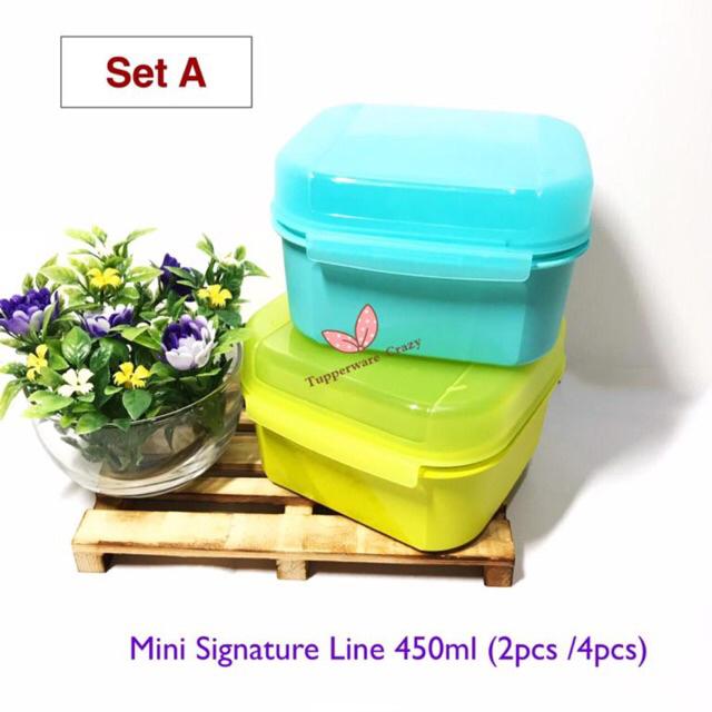 Tupperware Mini Signature Line 450ml (2pcs / 4pcs) | Shopee Malaysia