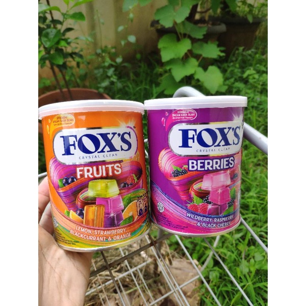 Foxs Candy/Fox berries/Fox fruits/ FOXS Tin Crystal Clear Candy Cans ...