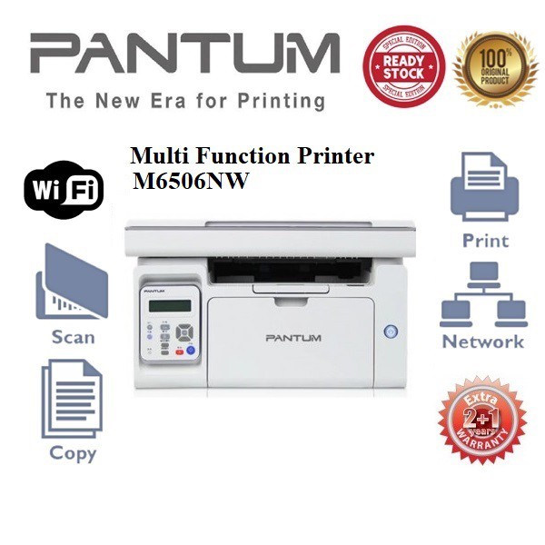 Pantum 6506NW Wireless Multi Function Laser Laserjet Printer Printers ...