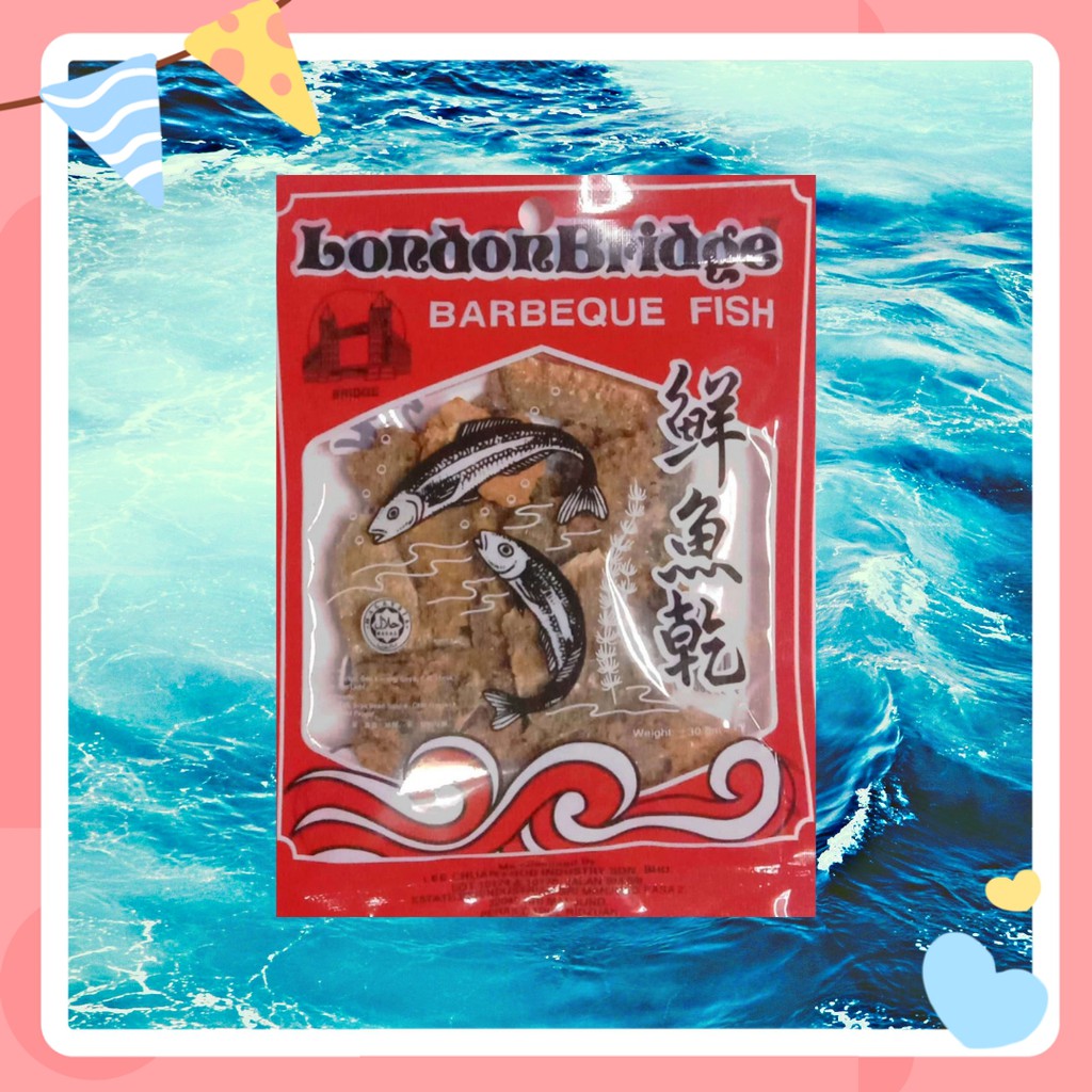 [WQ BEST] London Bridge BBQ Fish Dried Snack Halal (30g) Snack Fish ...