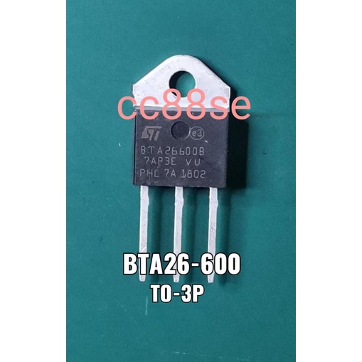 BTA26600B BTA26600 BTA26-600B BTA26-600 TO-3P TRIAC | Shopee Malaysia