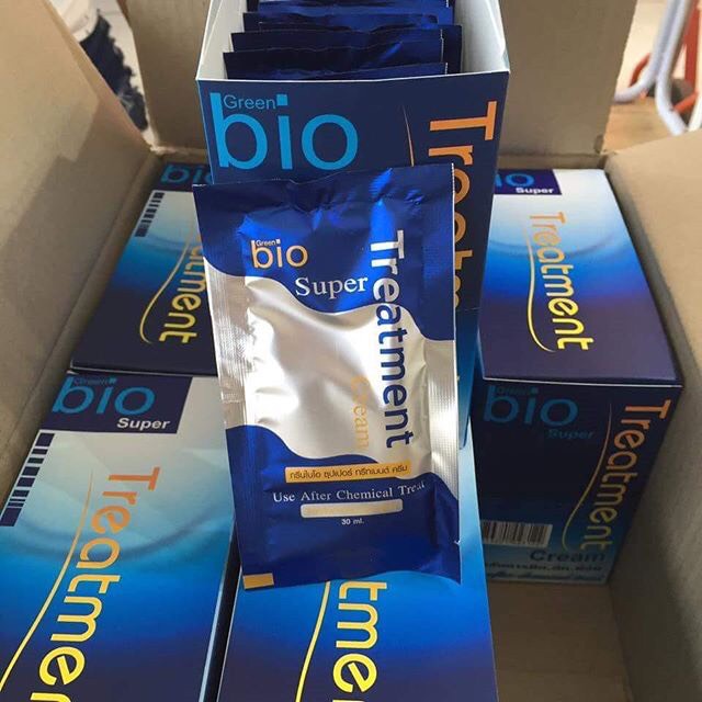 bio Treatment (Blue) 1 Box 24 Sachets Green Super Cream Lift The Box ...