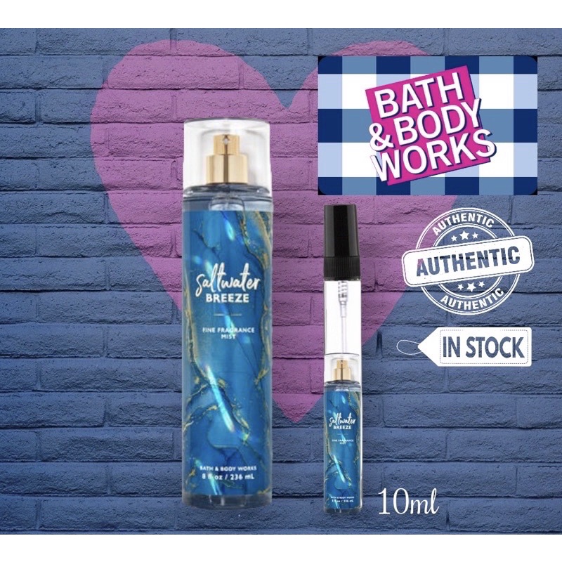 ORIGINAL 💯 FRAGRANCE MIST SALTWATER BREEZE 10ml | Shopee Malaysia