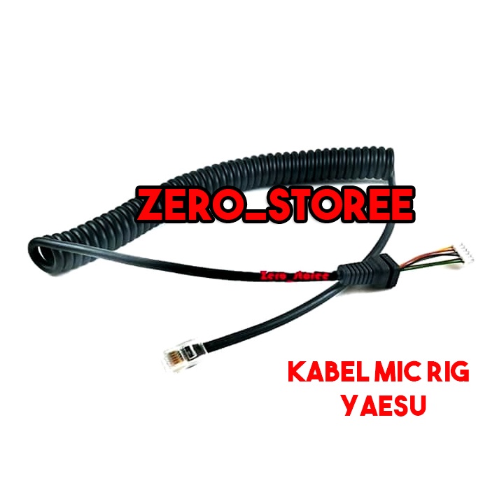 Mic Cable YAESU MIG Cable YAESU Spiral YAESU Mic Cable Mic FT2900 YAESU Spiral Ft 2900 Ft1900 ...