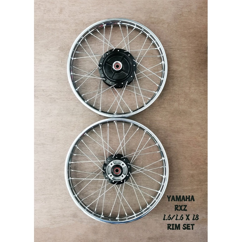 UNION CYCLE RIM 1.6/1.6 X 18 Complete Set RXZ MILI RXZ CATALYZER PNP ...