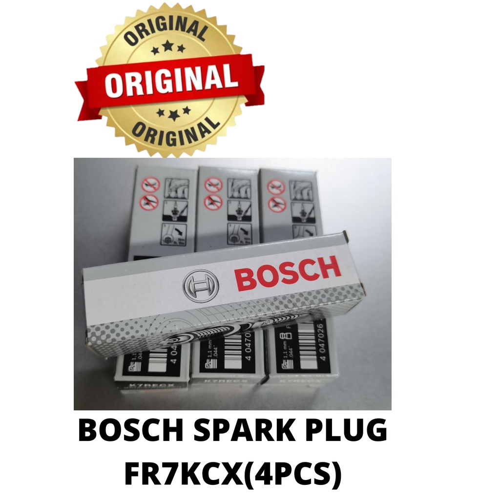 BOSCH Spark Plug Toyota Avanza 2005, Vios Ncp42, Altis 2003 ZZE122 ...
