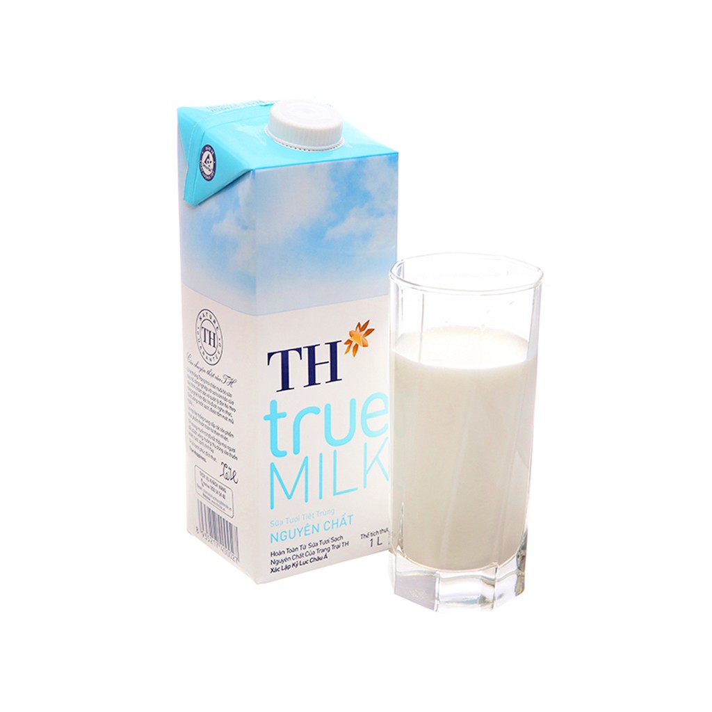 TH true MILK pure pasteurized fresh milk 1 liter box | Shopee Malaysia