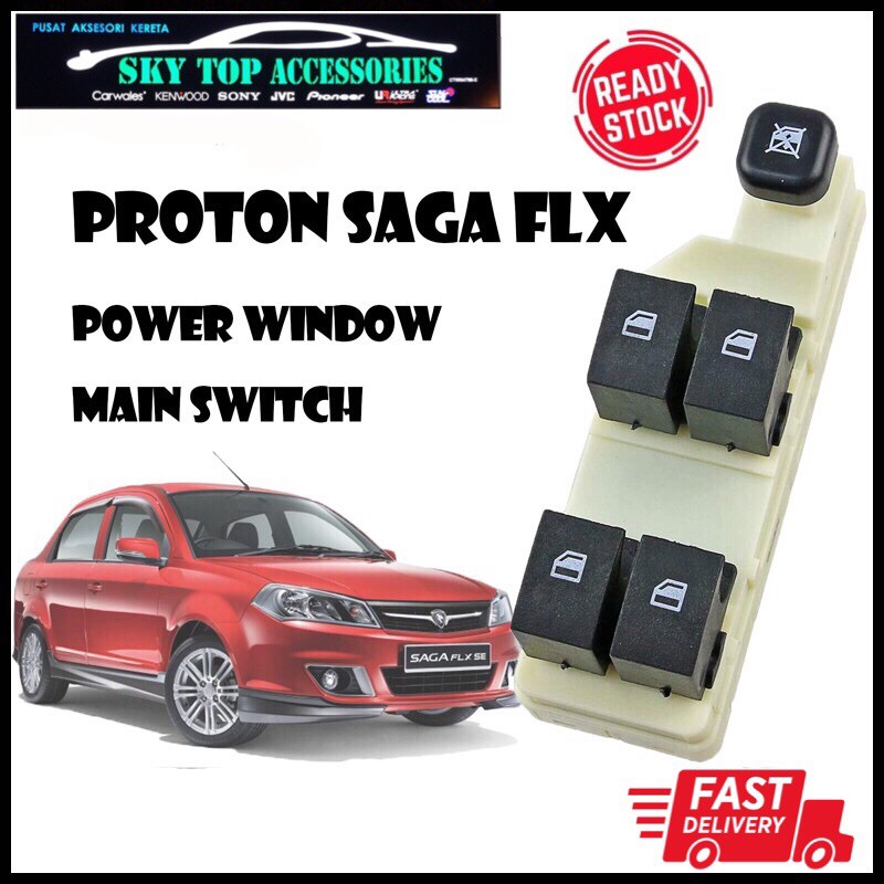 Proton Saga FLX Power Window Main Switch | Shopee Malaysia