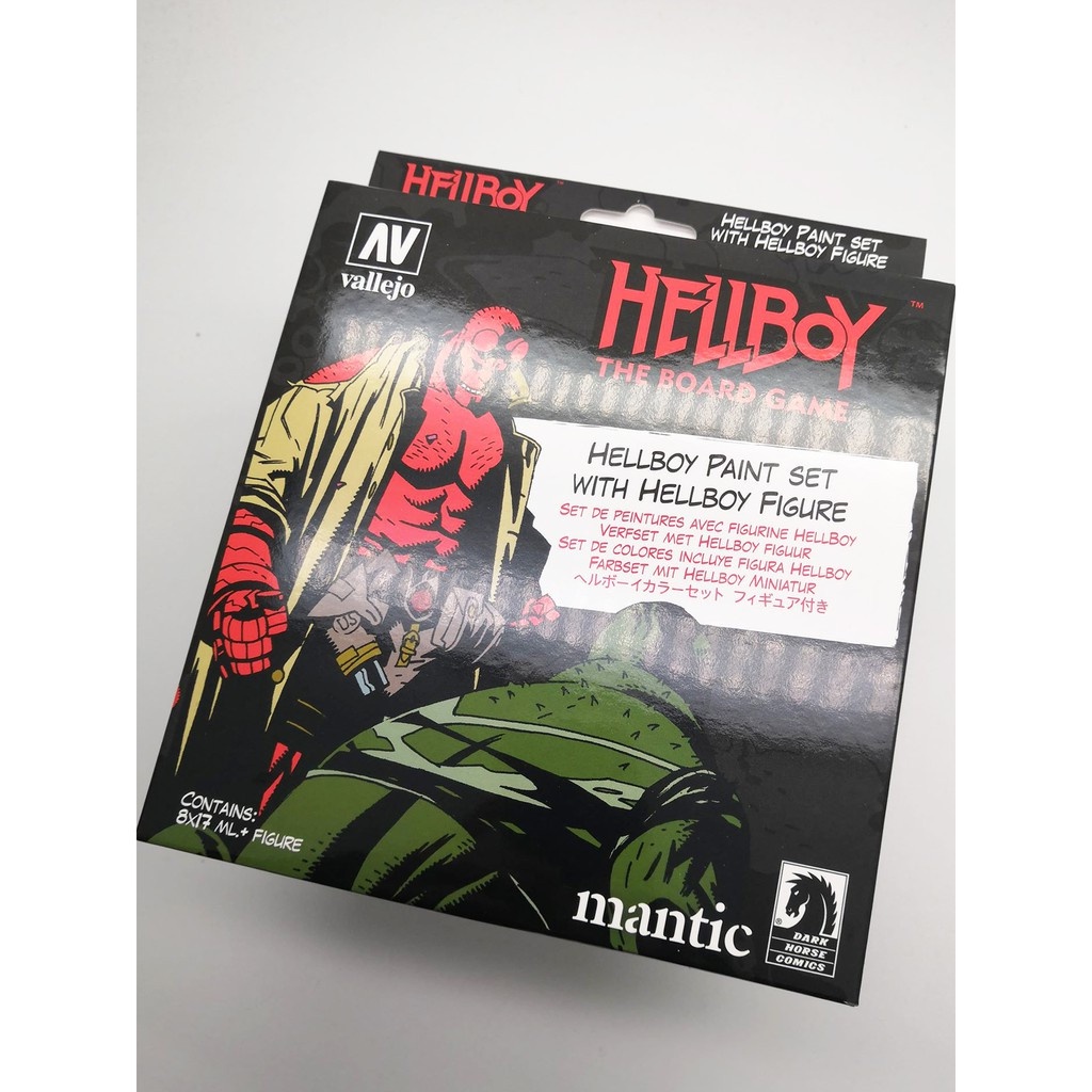 Vallejo Hellboy board game paint set (with resin figure) | Shopee Malaysia