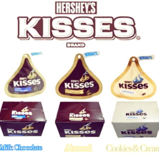 36G Hershey kisses chocolate (24's) (new look 2021) | Shopee Malaysia