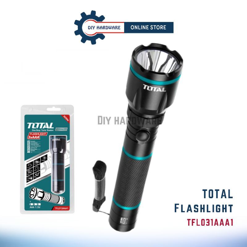 TOTAL Flashlight - TFL031AAA1 | Shopee Malaysia