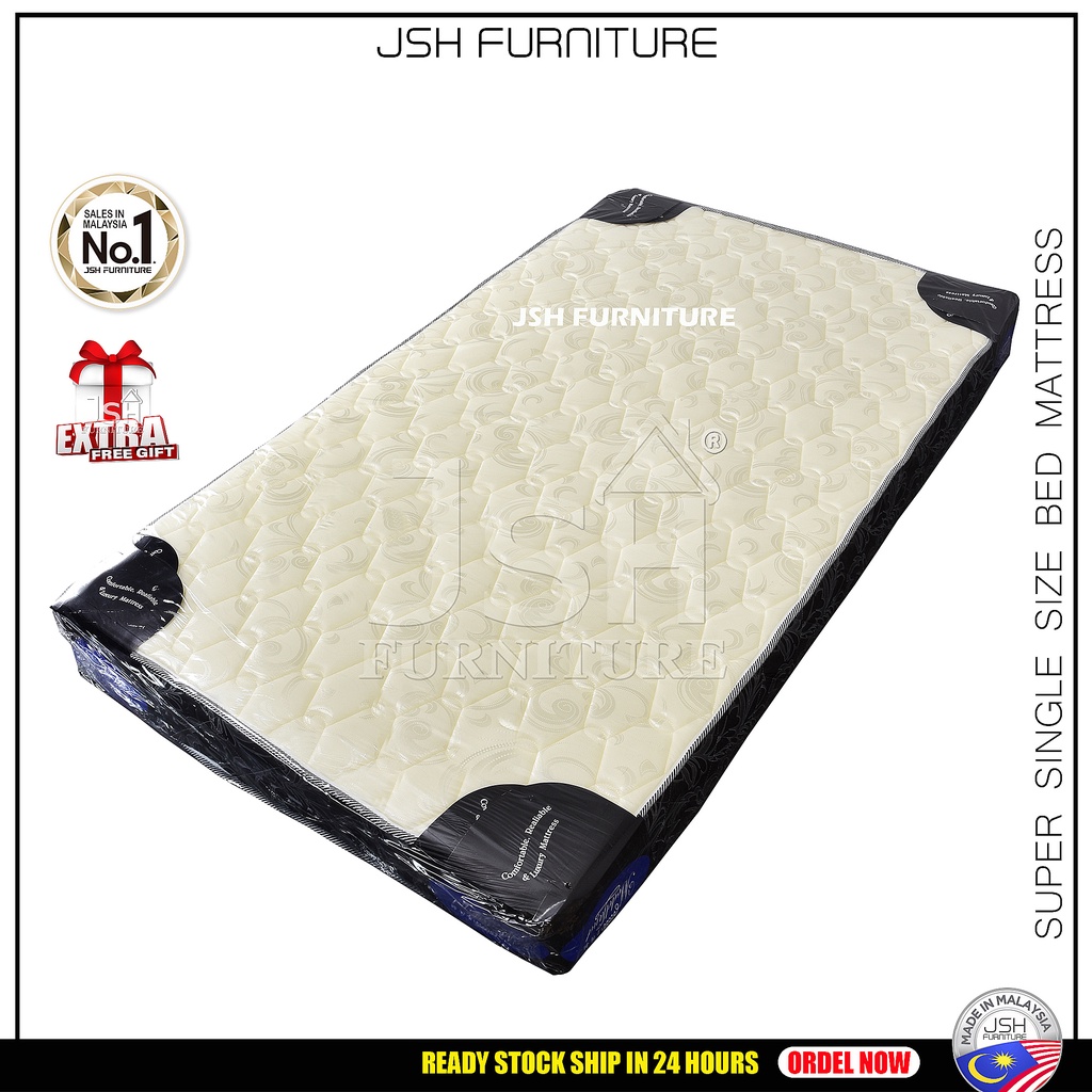 Super Single Size Mattress JSH 117 - Tilam / 7 Inches Hotel Grade Foam ...