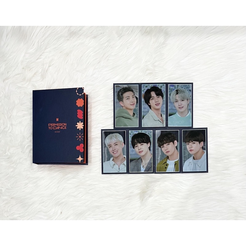 Bts PERMISSION TO DANCE ON STAGE SEOUL MESSAGE PHOTOCARD FRAME BTS PTD ...
