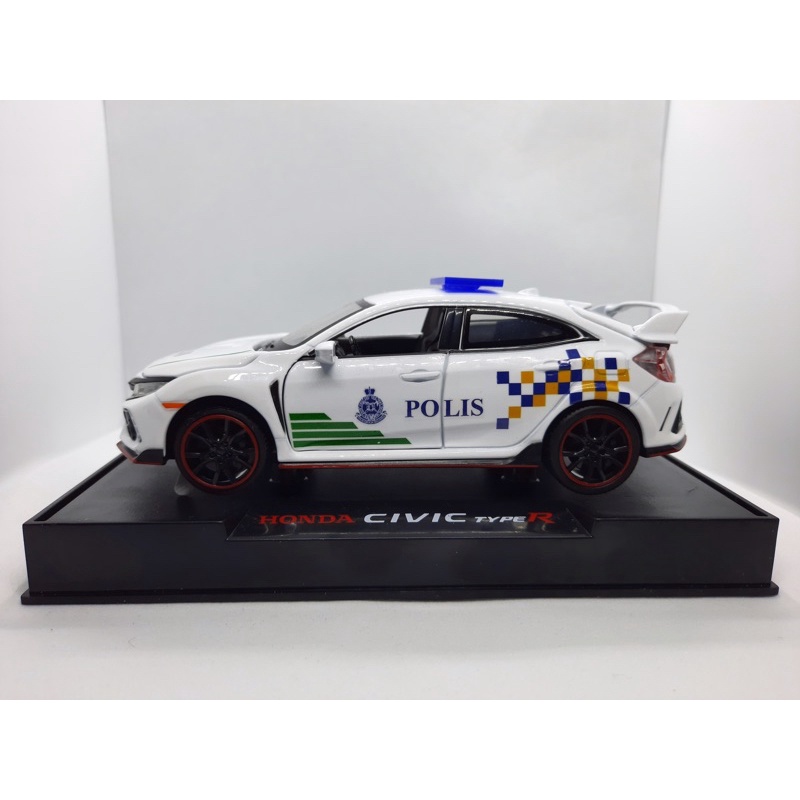 POLIS TYPE R : 1:32 Polis Civic Type R FK8 Escort Agong police car ...