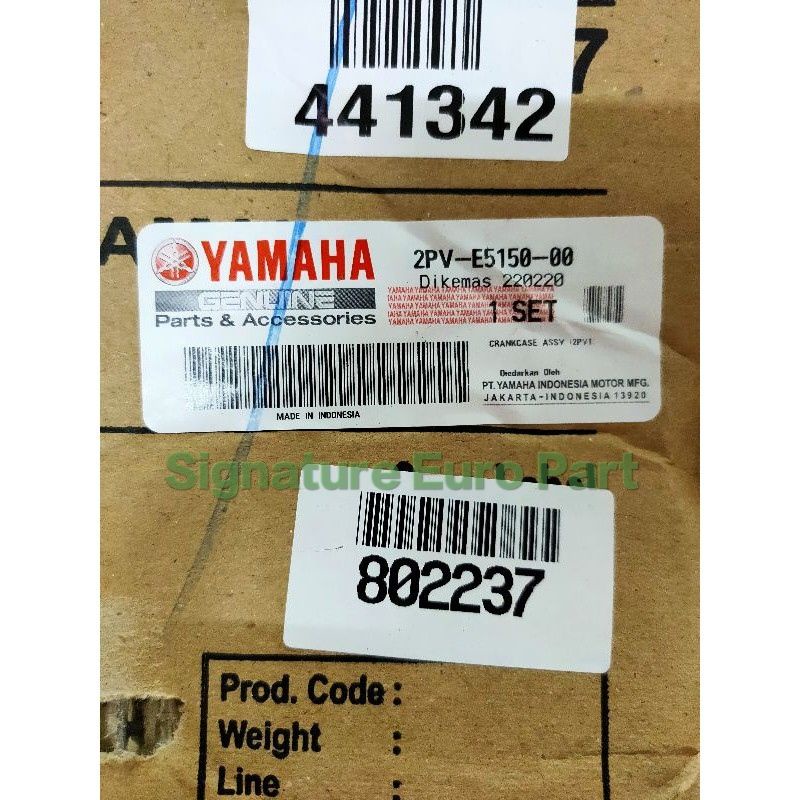 100% ORIGINAL HONG LEONG YAMAHA Y15V2 YSHUKU Y15 CRANKCASE ENGINE SET ...
