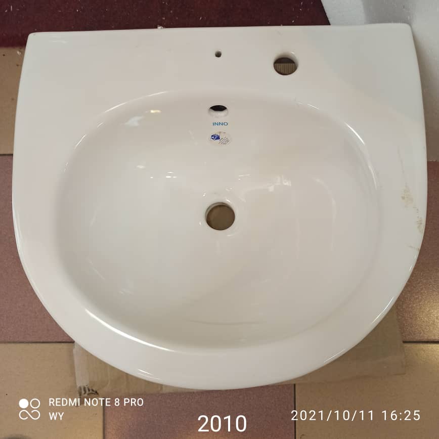 INNO CERAMIC ALBITE WASH BASIN WB2010 (WHITE) | Shopee Malaysia