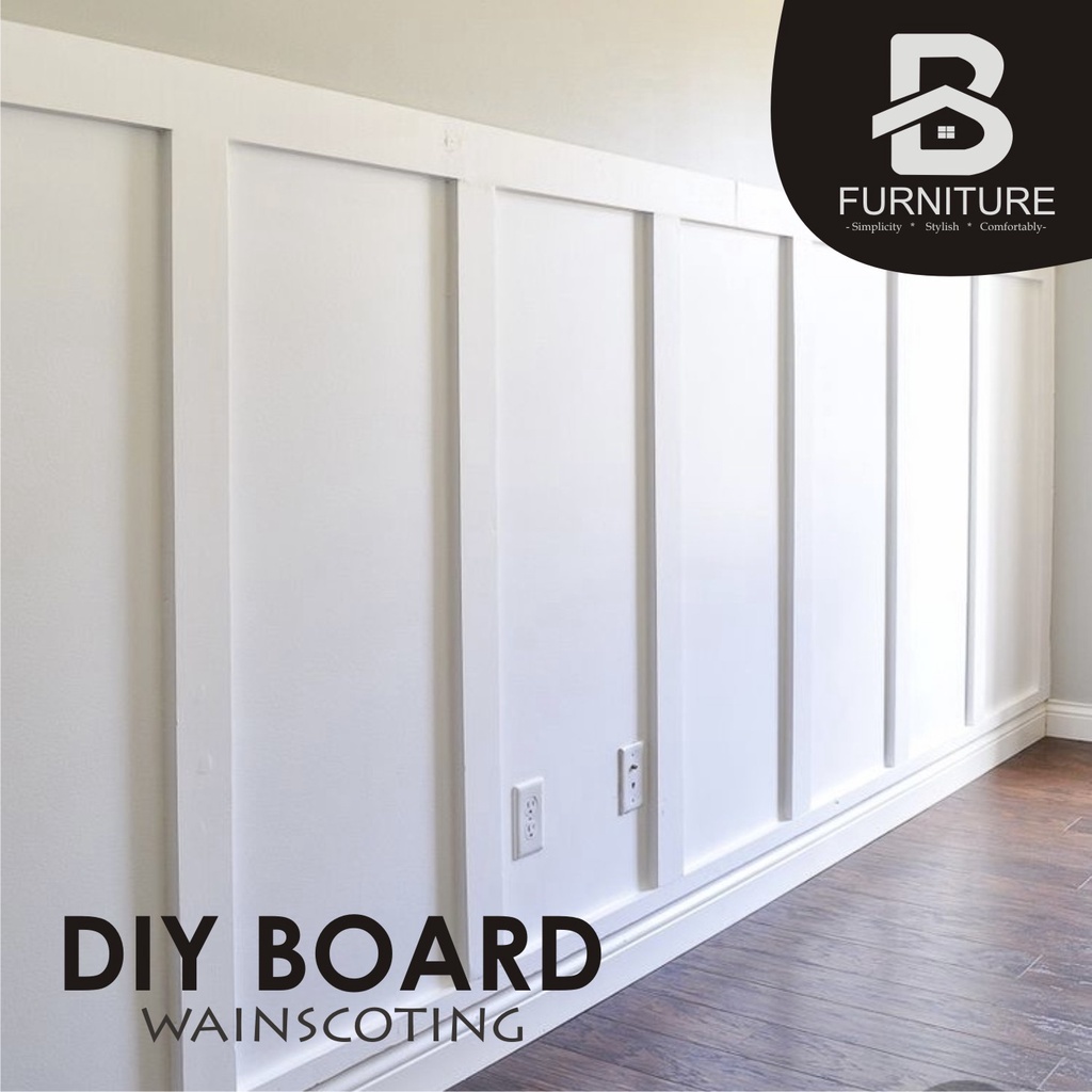 【Ready Stock】 Batten Wall / Shiplap/ Shiplap Wind Coating MDF/fluted ...