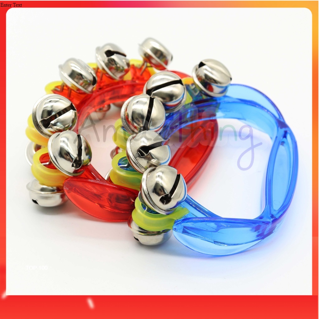 Amazthing 1 pair (2pcs) Ring Bell/ Hand Bell/Loceng Musical Toy Alat ...