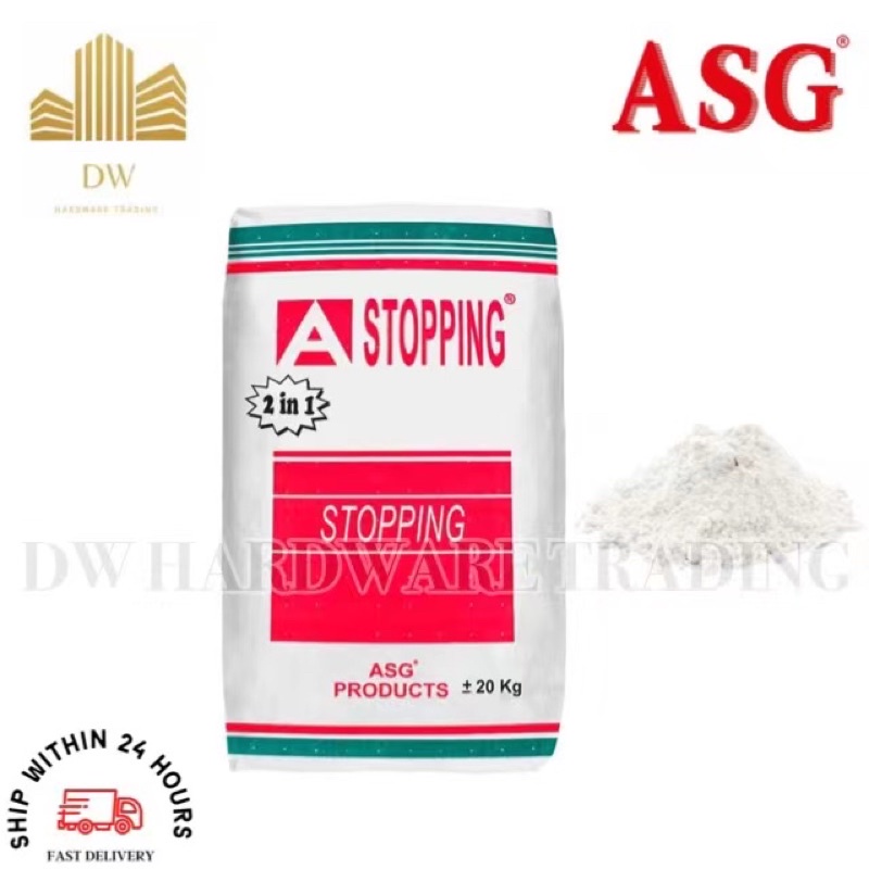 🔥Ready Stock🔥ASG Stopping Compound / Simen Plaster Ceiling 18kg ...