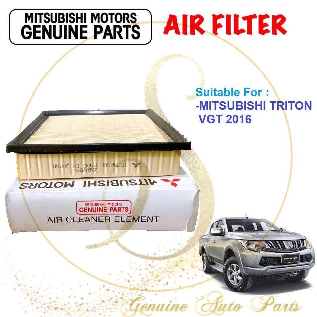 (100% ORIGINAL) MITSUBISHI AIR FILTER TRITON NEW 2015- [ KL3T ...