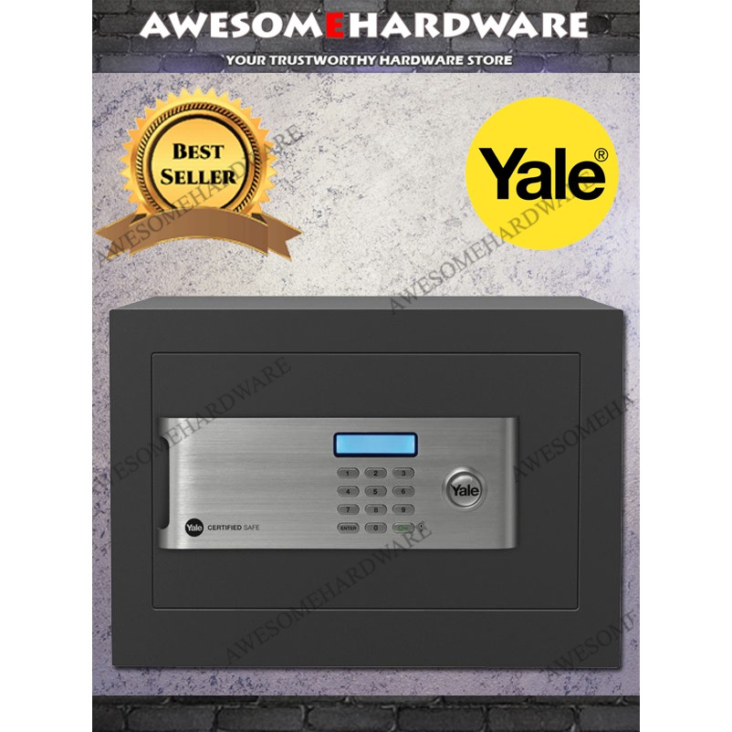 YALE YSM/250/EG1 CERTIFIED HOME DIGITAL SAFE BOX SAFETY BOX SECURITY ...