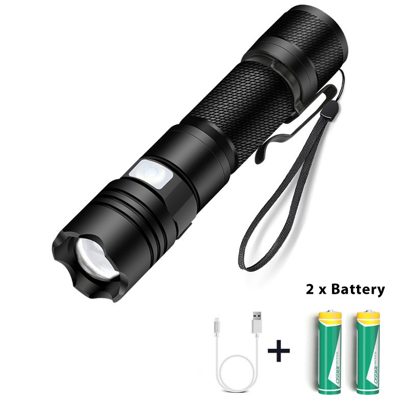 (Ready stock) Strong Light Torchlight Rechargeable P50 Torchlight ...
